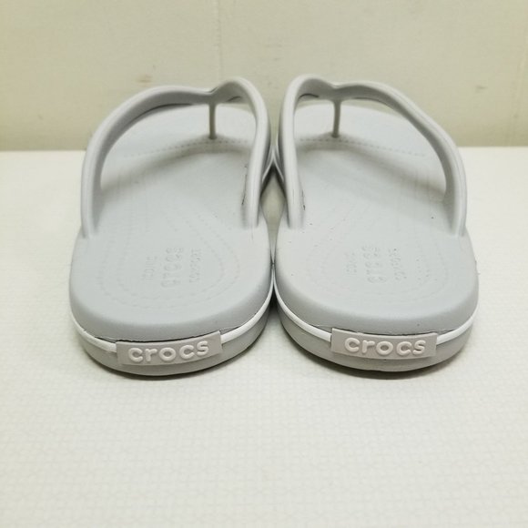 Crocs Shoes Crocs W1 White Gray Thong Sandals Really Sexi Flip Flops Jelly Rubber Iconic